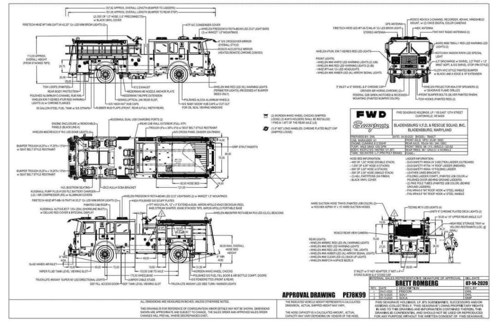 New Seagrave Engine Ordered For BVFD - Bladensburg Volunteer Fire ...